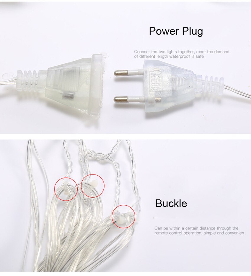 LED Χριστουγεννιάτικα Φωτάκια Κουρτίνα - Γιρλάντα 3μ με Καρδιές RGB & 8 ...