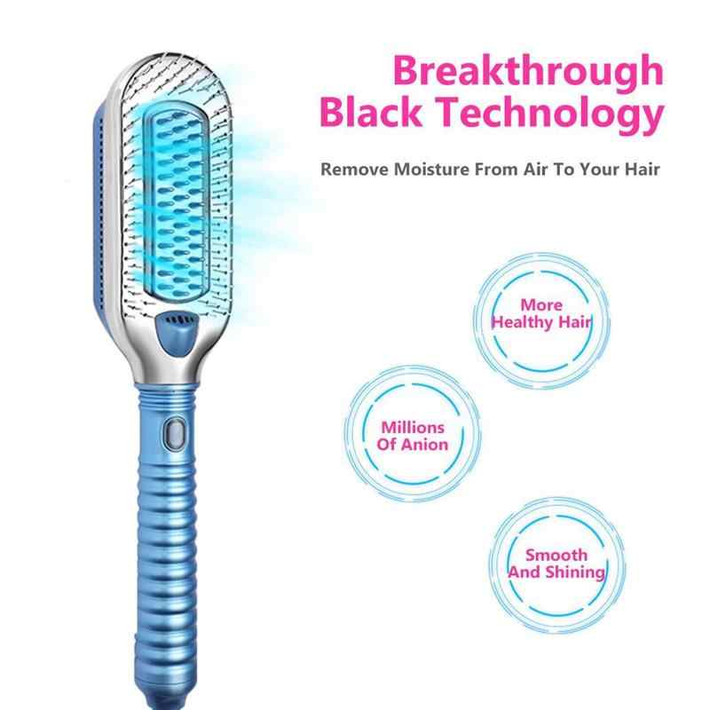 Βούρτσα Ισιωτική Κρυοθεραπείας Μαλλιών AntiFrizz για Ενίσχυση ...